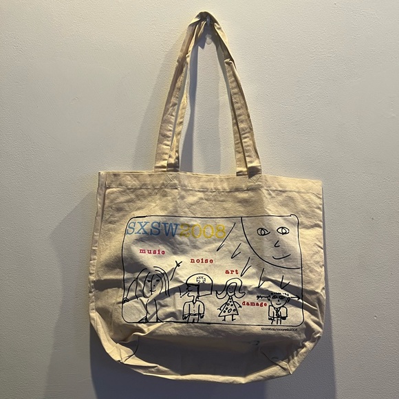 SXSW | Bags | Sxsw 208 Official Tote Bag With Art By Thurston Moore ...